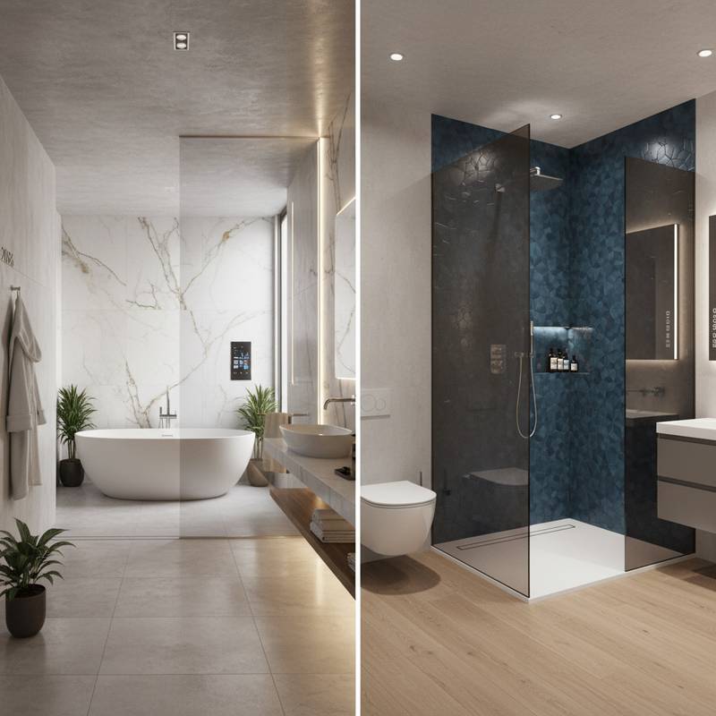 Wet Rooms vs Walk-In Showers: 2026 Luxury Bathroom Trends | designed ...